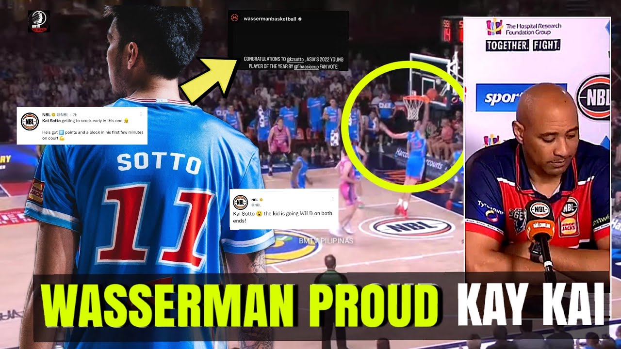 VIRAL si Kai sotto sa NBL AUSTRALIA ! WASSERMAN Group Super Proud kay ...