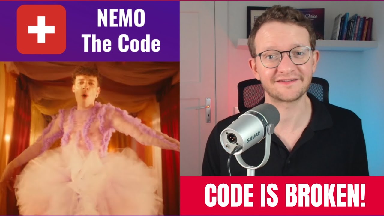 Reacting to Nemo - The Code - SWITZERLAND EUROVISION 2024 - YouTube