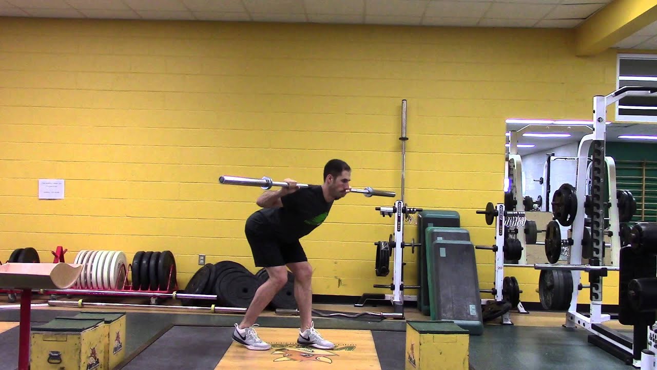 Good morning avec barre en staggered stance - YouTube