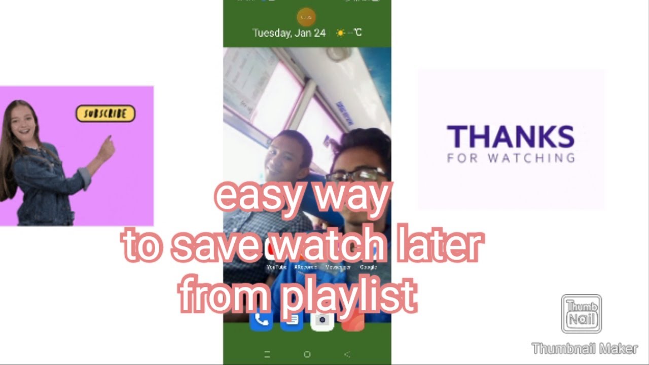 EASY WAY TO SAVE WATCH LATER, FROM PLAYLIST - YouTube