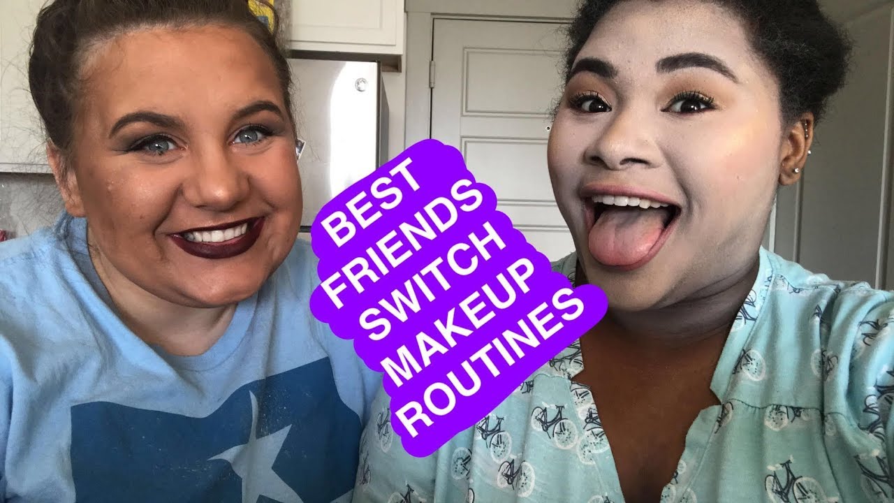 Best Friend Makeup Swap! - YouTube