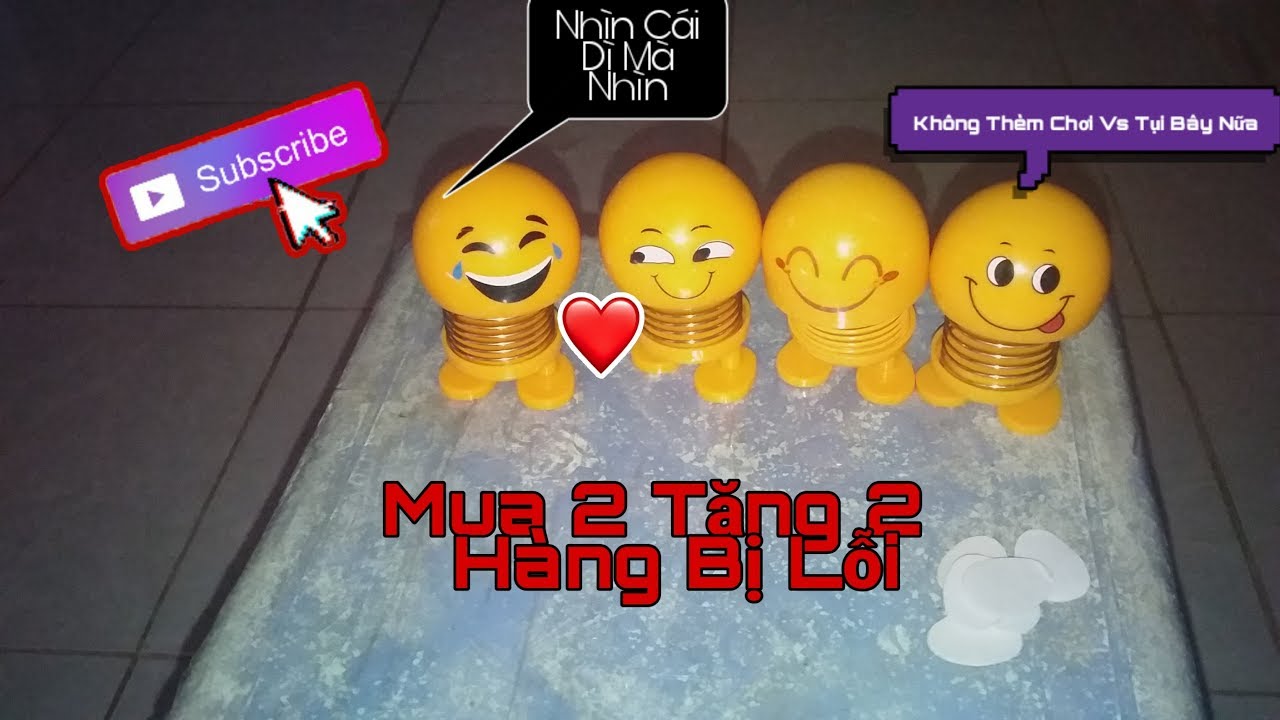 KTQ- Mua Emoji Mua 2 Tặng 2 Hàng Bị Lỗi - YouTube