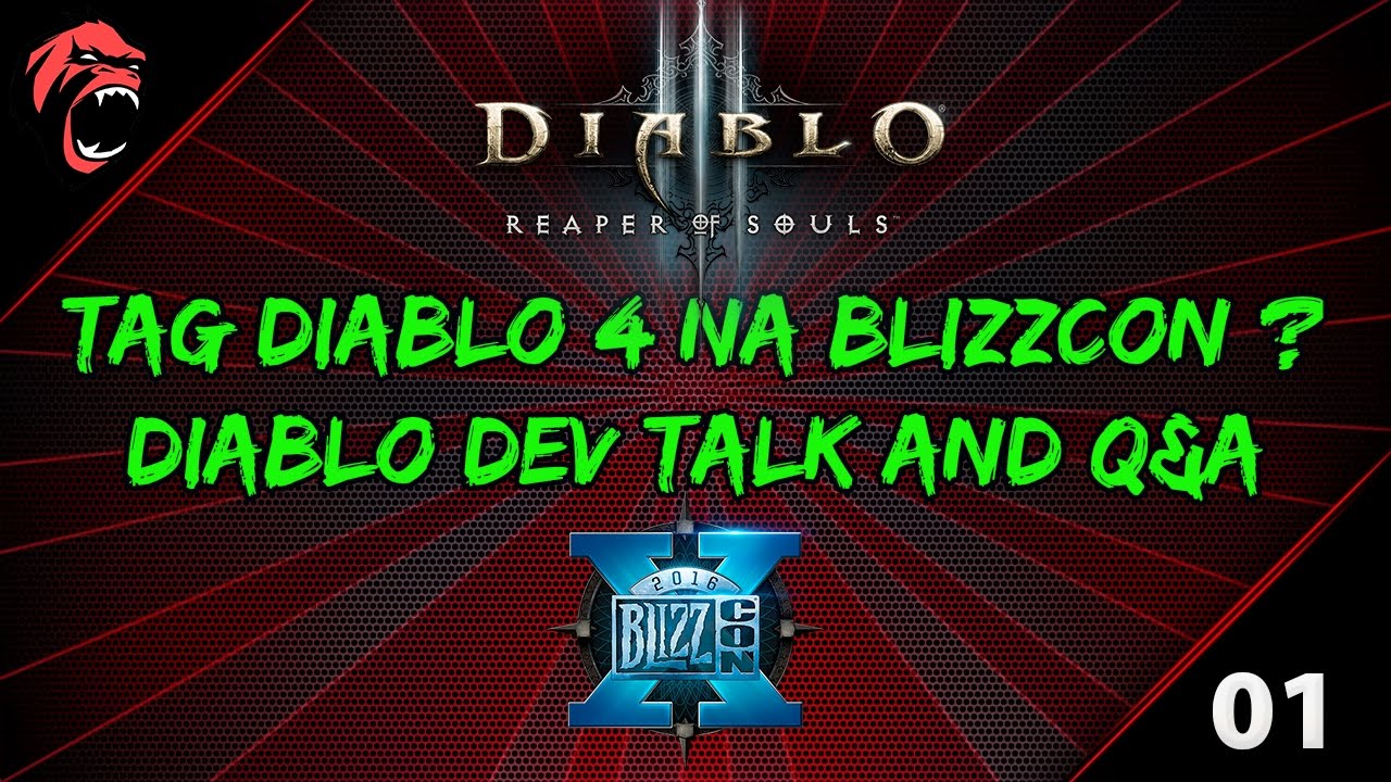 TAG Diablo 4 ou 3 na Blizzcon 2016 e Futuro do Jogo. - YouTube