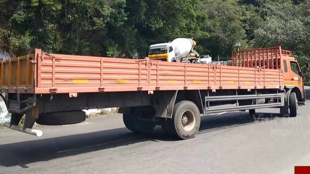 Eicher TNEB Long Vehicle TATA Ready Mixer Concrete Tanker Turunig on ...
