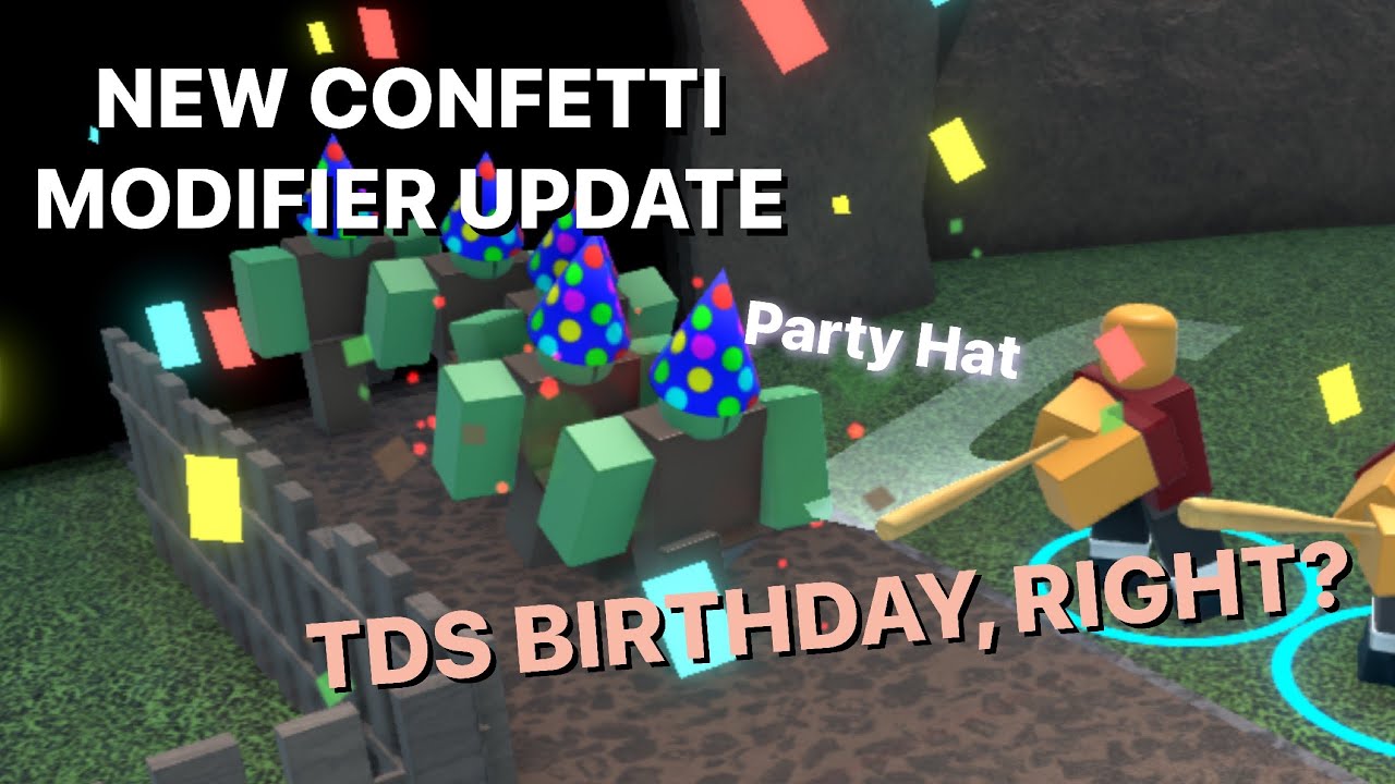 NEW CONFETTI MODIFIER UPDATE??? Did this happen before? || Roblox Tower ...