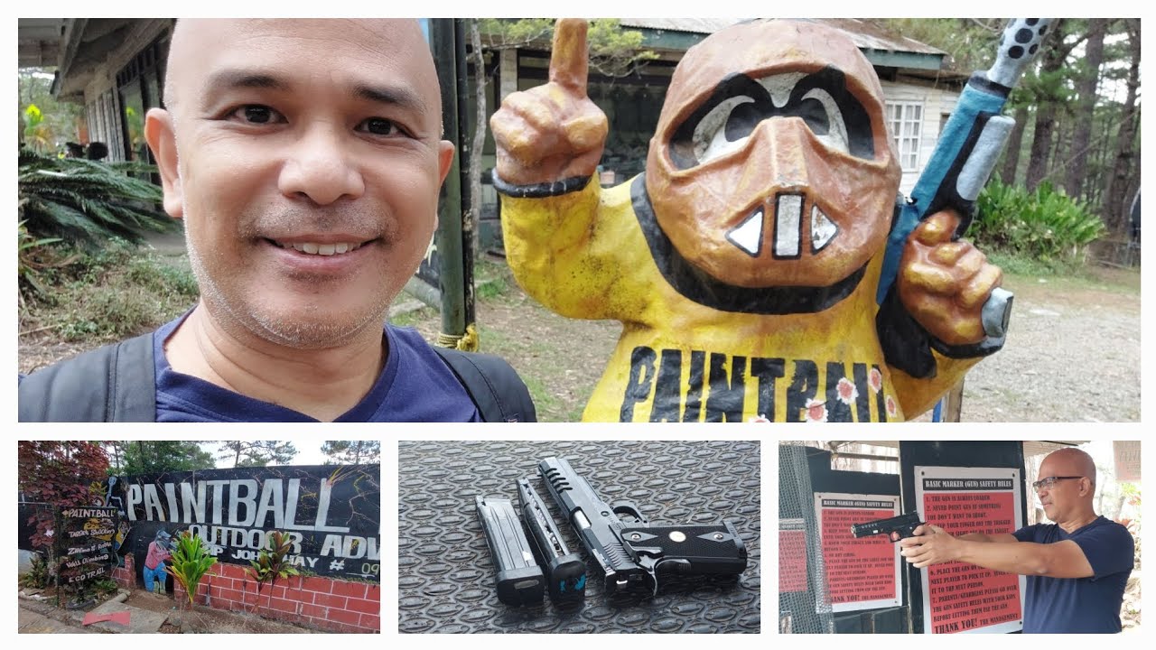 Paintball Republic Extreme - First time firing a hand gun - YouTube