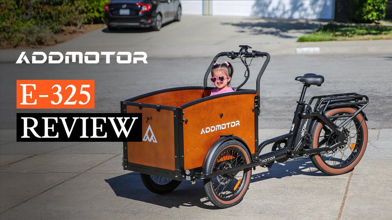 ADDMOTOR E-325 Electric Cargo Bike Review - YouTube