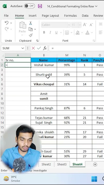 Creating Dynamic Serial Numbers in Excel: A Step-by-Step Guide - YouTube