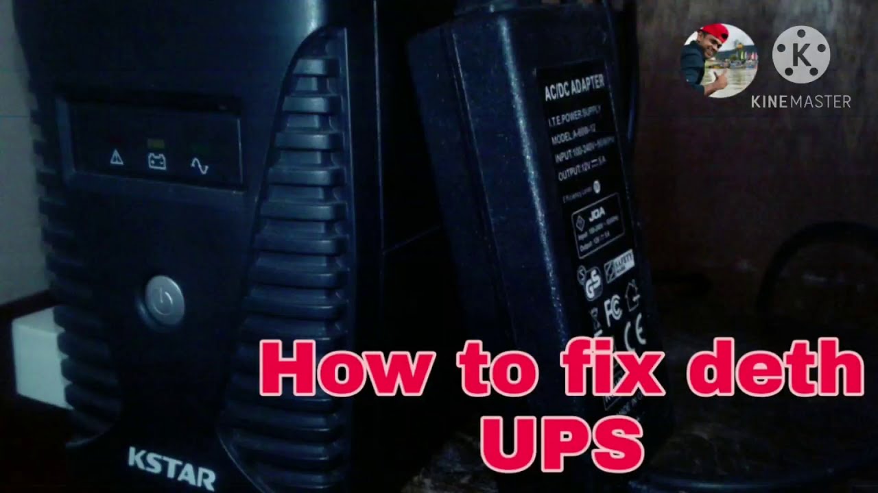 How to Repair dead UPS or no power UPS - YouTube