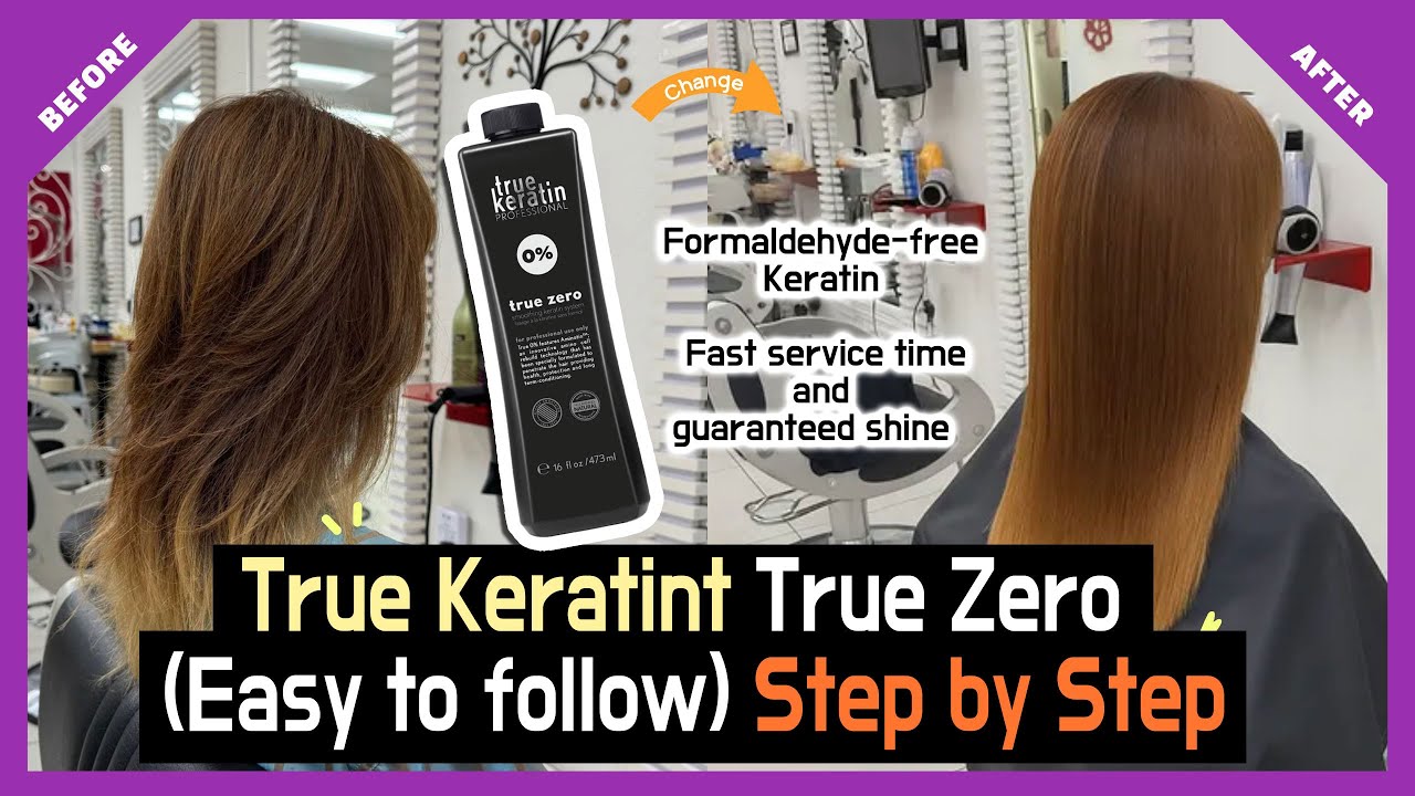 [True Keratin True Zero] Step by Step - YouTube