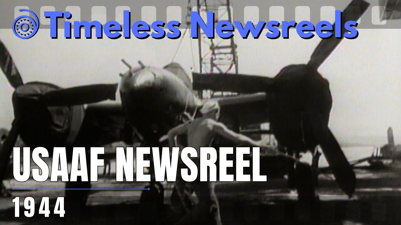 Wake Island Bombing | WW2 Army Air Forces Combat Weekly (1944) | Timeless Newsreels - YouTube