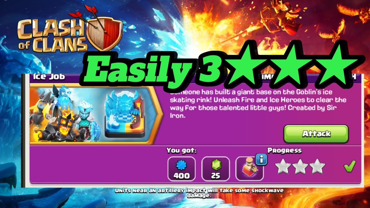 Easily 3 Star Ise Job Challenge ( Clash Of Clans) - YouTube