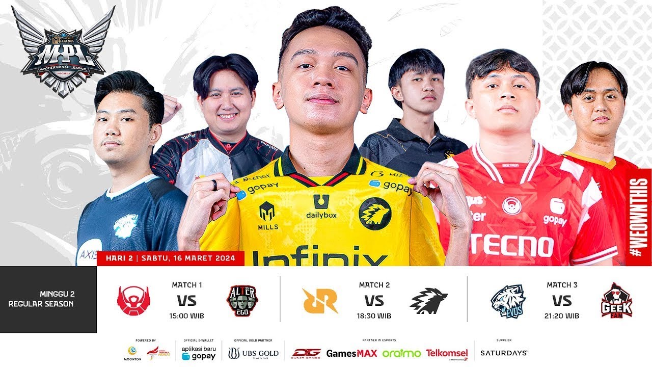 🔴 LIVE | MPL ID S13 | Regular Season | Day 2 Week 6 - YouTube