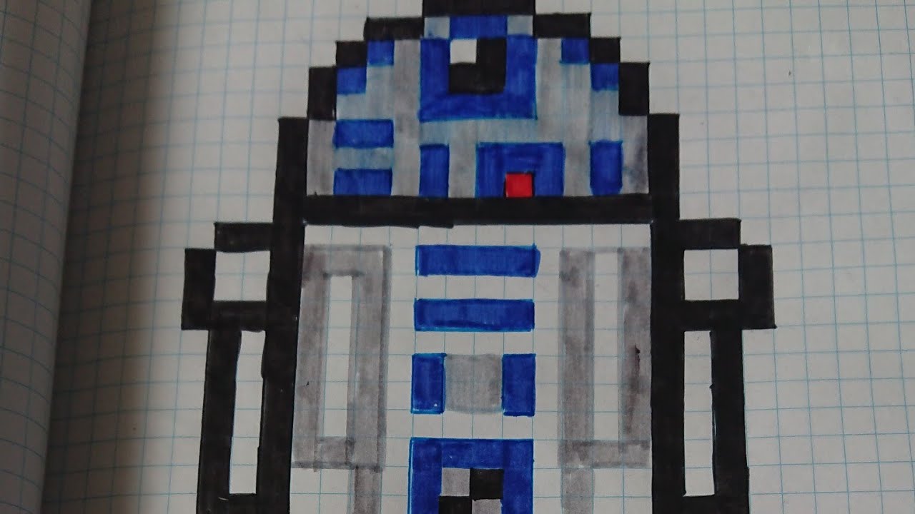 Pixel Art || R2-D2 || Star Wars - YouTube