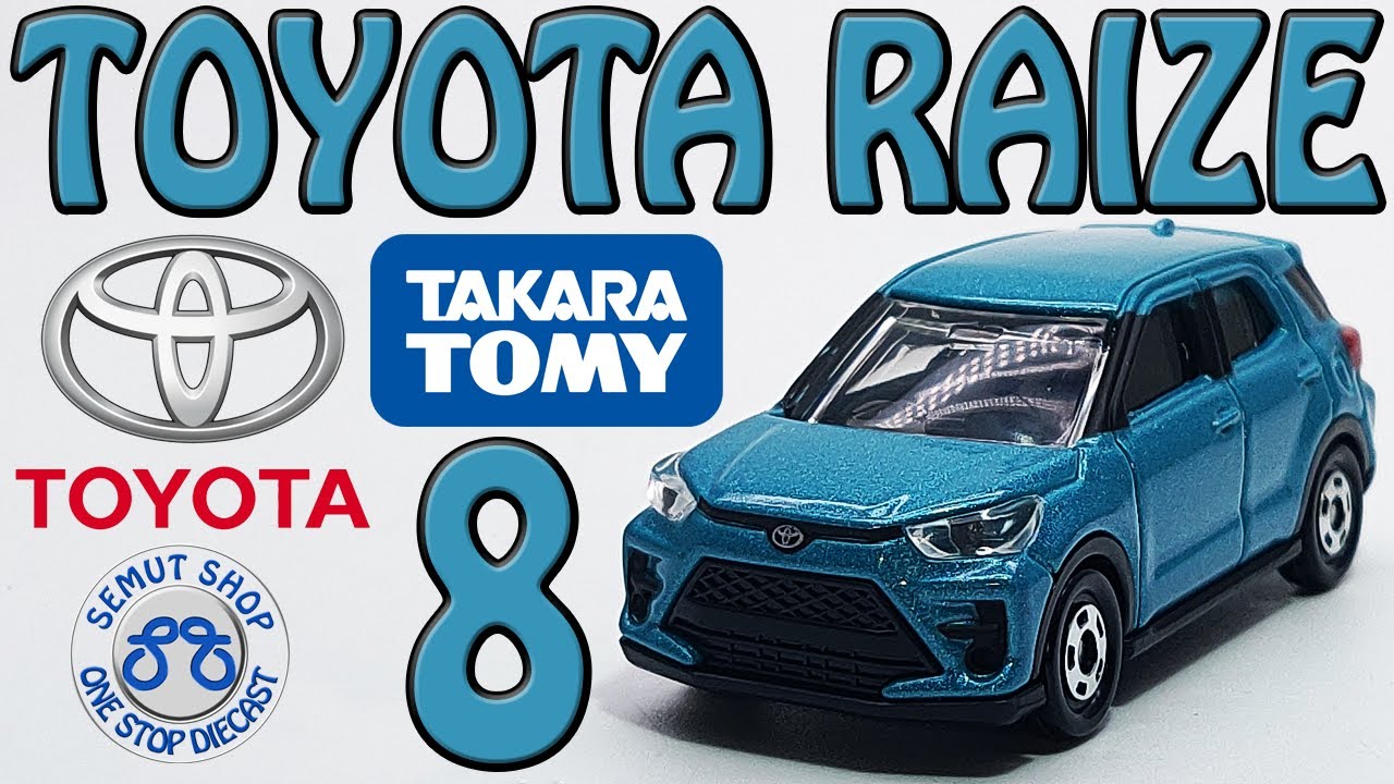 Tomica Reguler No 8 Toyota Raize Glossy Blue Miniatur Diecast Mobil ...