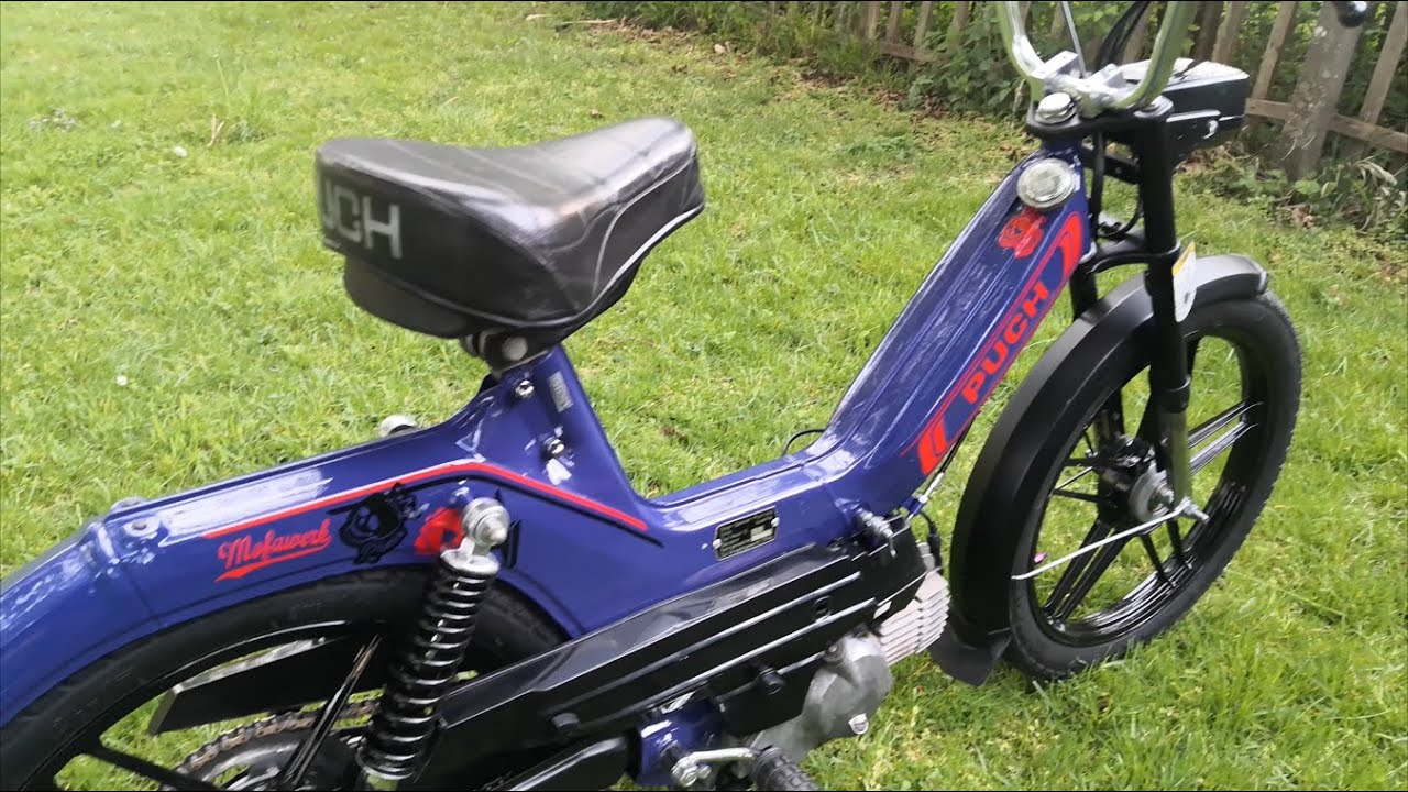 PUCH MAXI S purple - YouTube