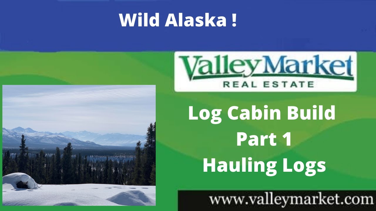 Wild Alaska! Log Cabin Build #1, Hauling Logs - YouTube