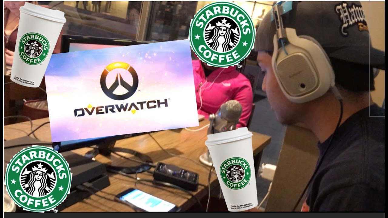 PLAYING MY PLAYSTATION 4 AT STARBUCKS! - YouTube