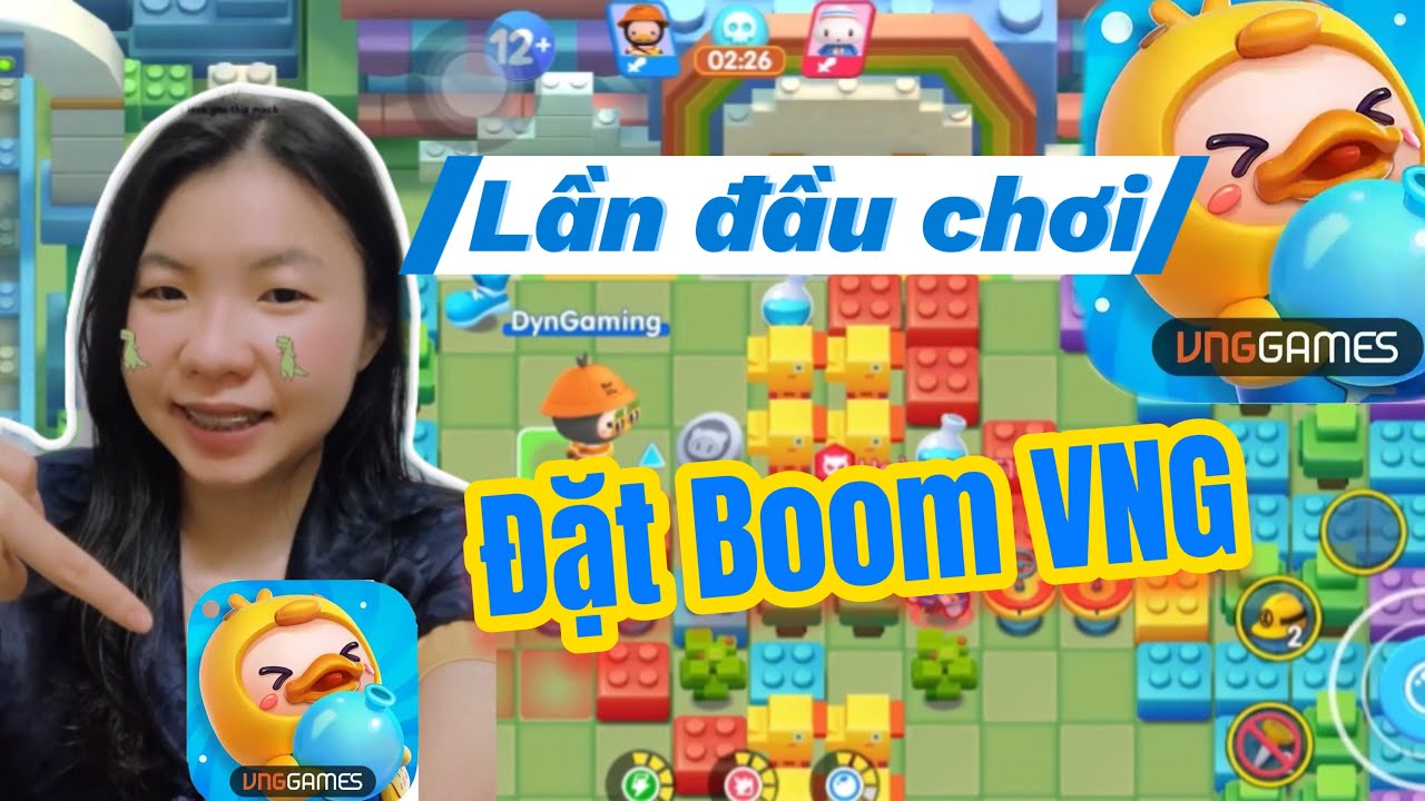 Mình lần đầu chơi thử Game Đặt Boom VNG mới ra siêu cuốn - YouTube