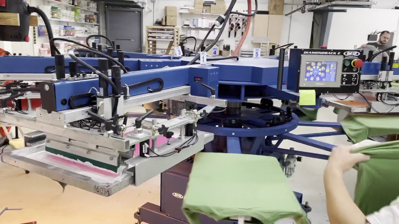 2019 M&R Diamondback E 6/8 - 5 Color Wet on Wet Printing for Microsoft - YouTube