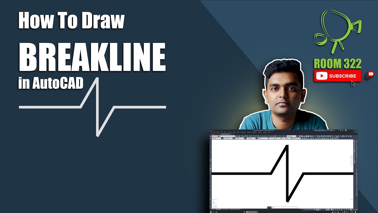 How To Draw BREAKLINE In AutoCAD ROOM322 II ROOM322 YouTube How To Draw BREAKLINE In AutoCAD ROOM322 II ROOM322 YouTube