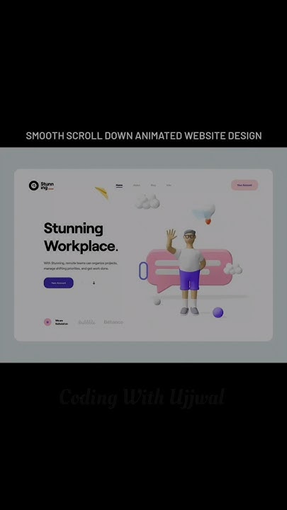 🔥 Smooth Scroll Down Animation | Elevate Your Website Design with CSS & JavaScript! - YouTube