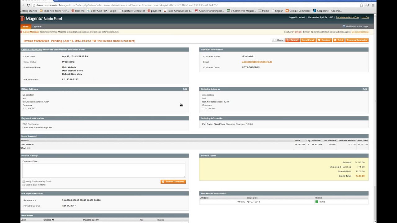 Process v11 inpayment slip - YouTube