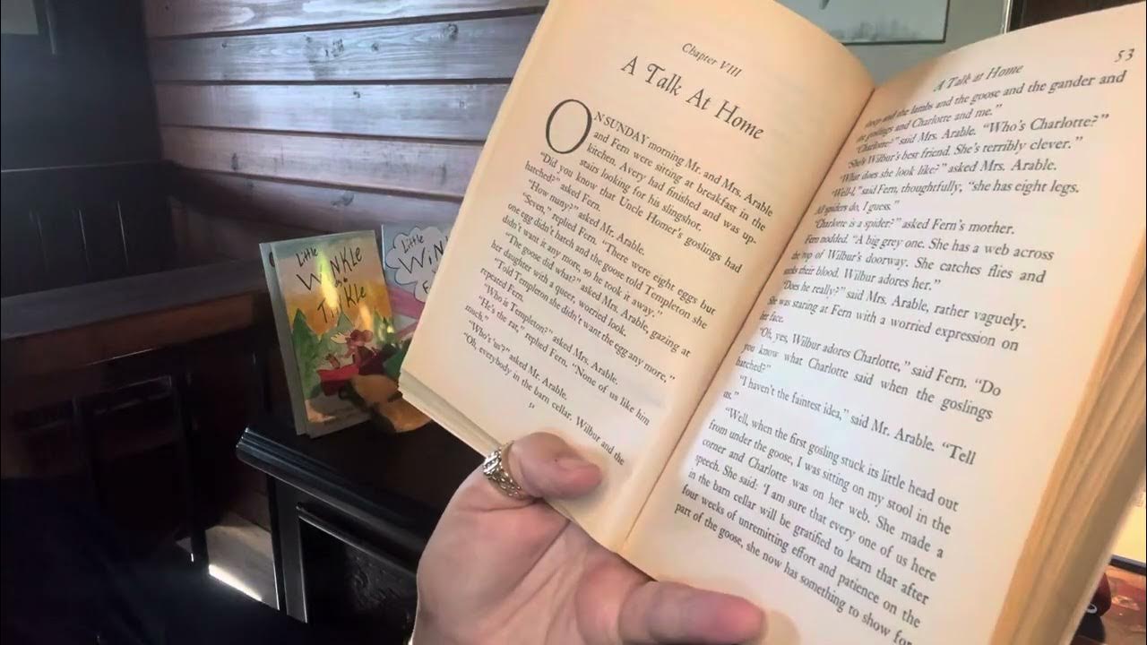 Charlotte’s Web chapter 8 by: E.B. White - YouTube