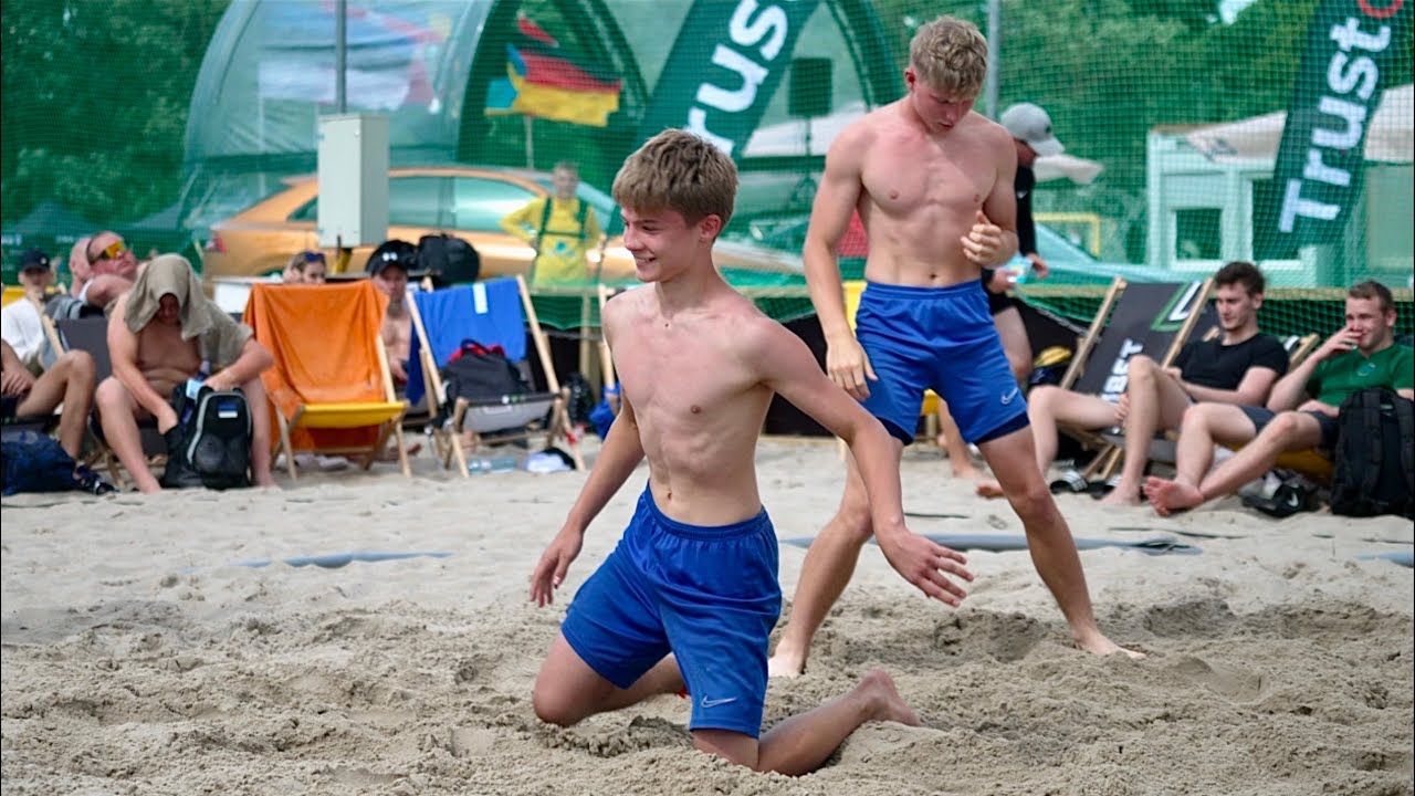 U17 M. Abilon (EST) vs T. Väärtnõu (EST) 60kg. Beach youth boys ...