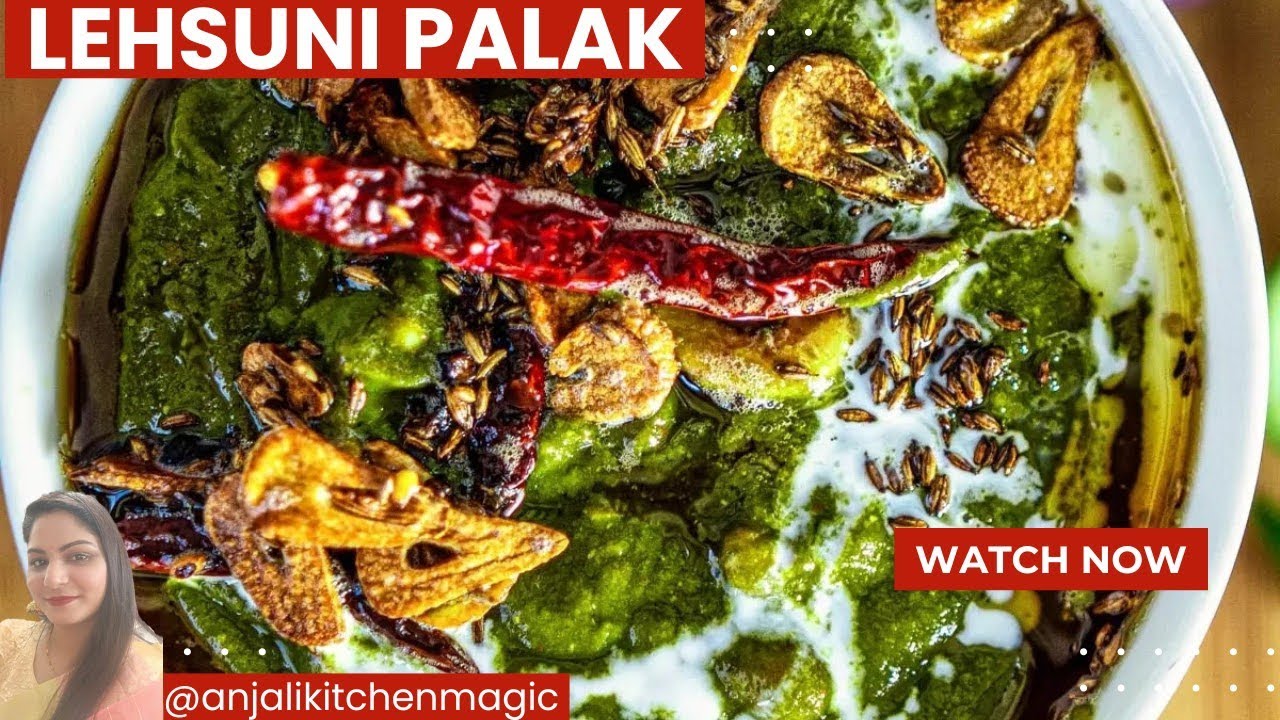I Made Lehsuni Palak At Home |Tried Making Lehsuni Palak At Home ...