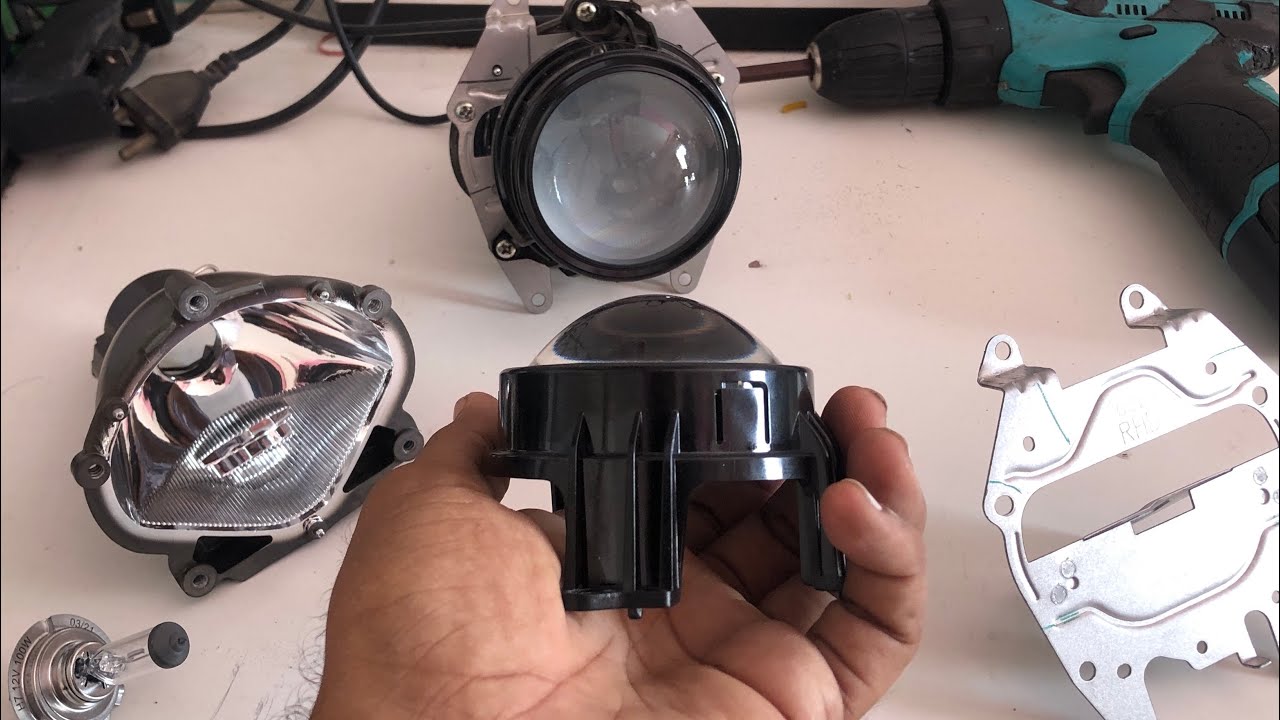 Projector lamp inside , how its work #projectorlamp #headlight - YouTube