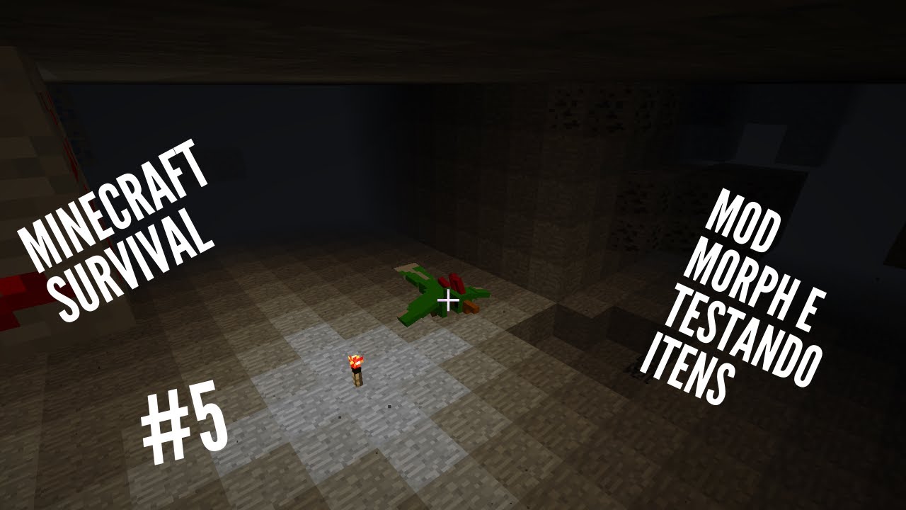 (Minecraft Survival #5) Novo Mod Morph e Testando Itens. - YouTube