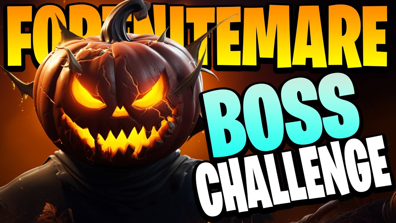Fortnitemare *RANDOM BOSS* Challenge (ZERO BUILD) - YouTube