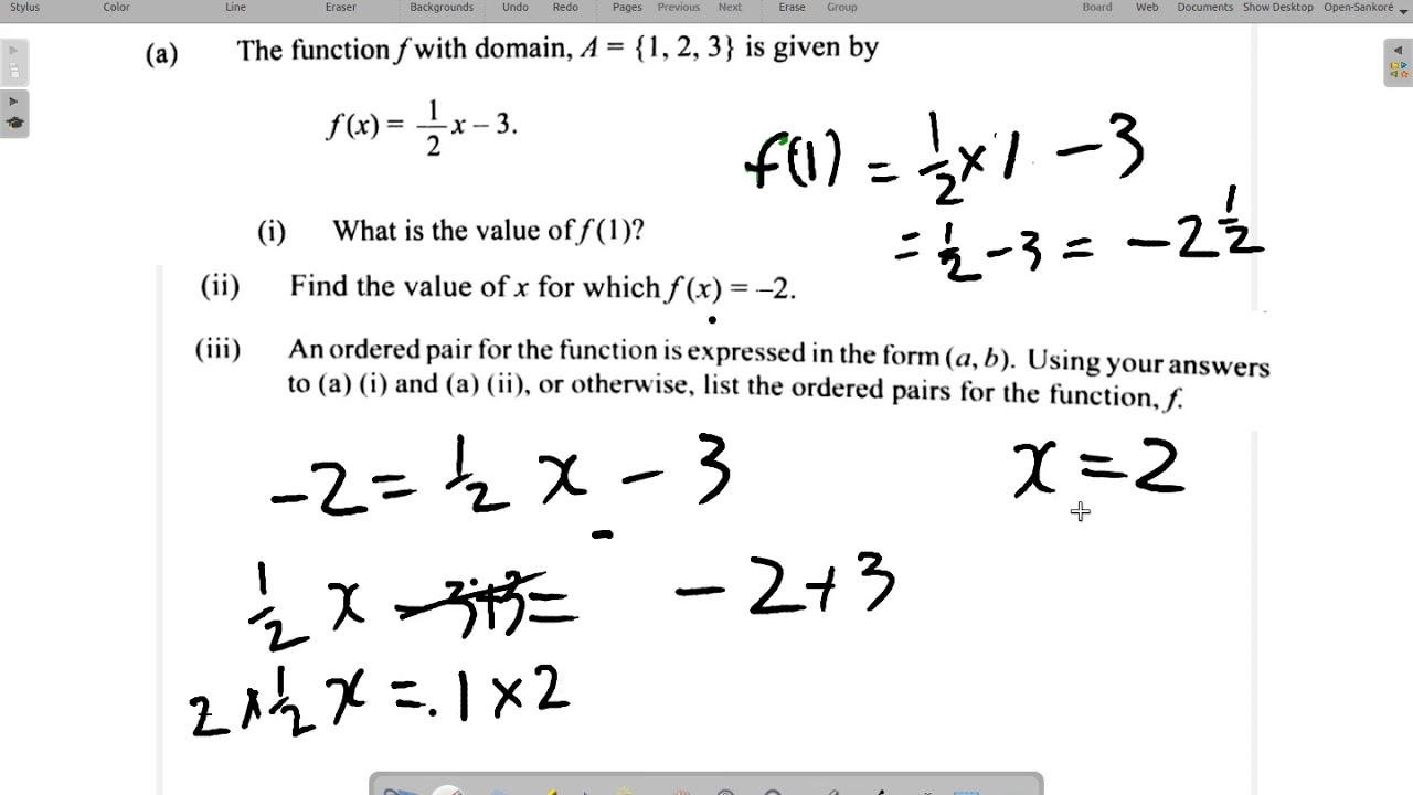 CSEC Mathematics Past Paper Solutions May 2018 Question 4a i ii iii ...