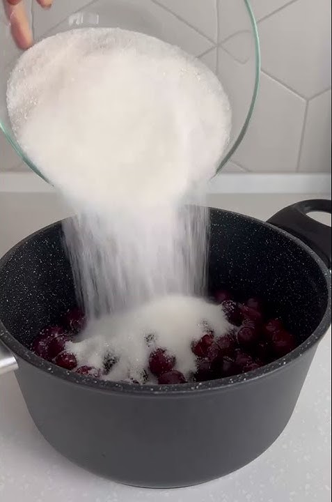 Вишневое варенье с грецким орехом 🍒 - YouTube