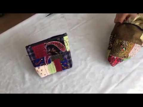 Patchwork Makyaj Çantası Yapımı. | Make Yourself a Patchwork Makeup Bag ...