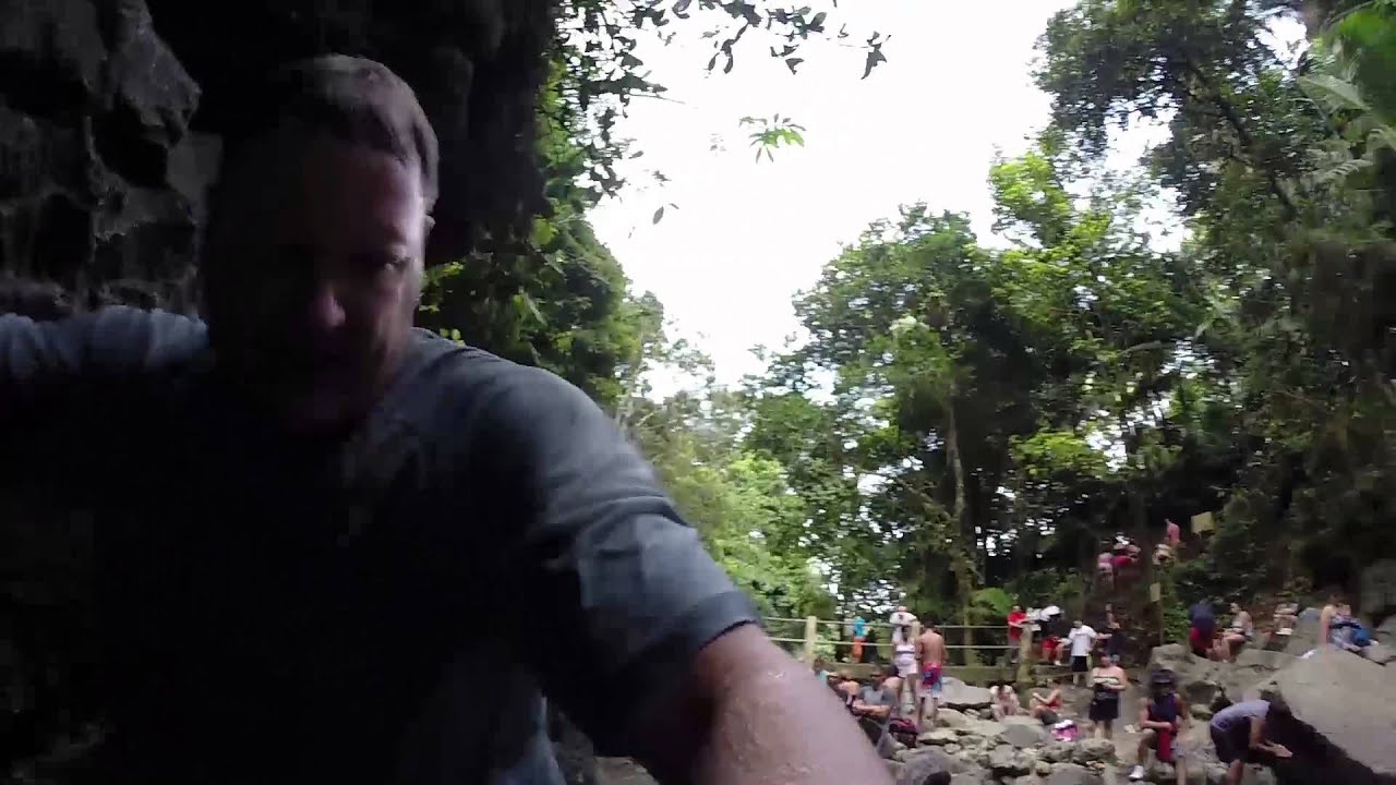 Cliff Jumping at La Mina Falls in El Yunque National Forest. - YouTube