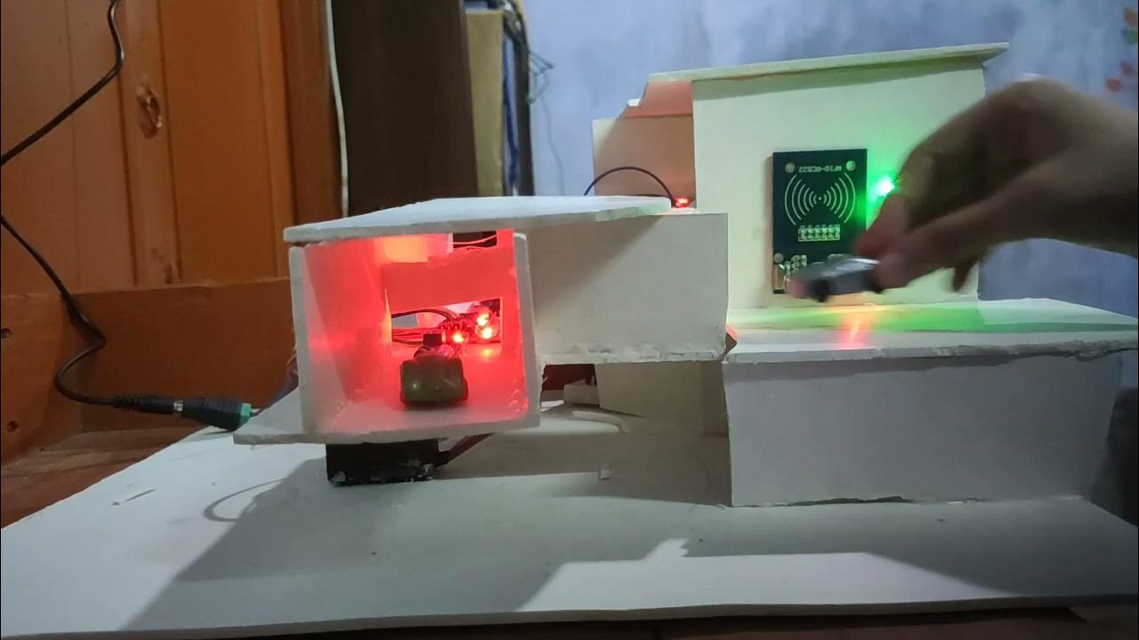 Smart Car Parking System using RFID and arduino nano - YouTube