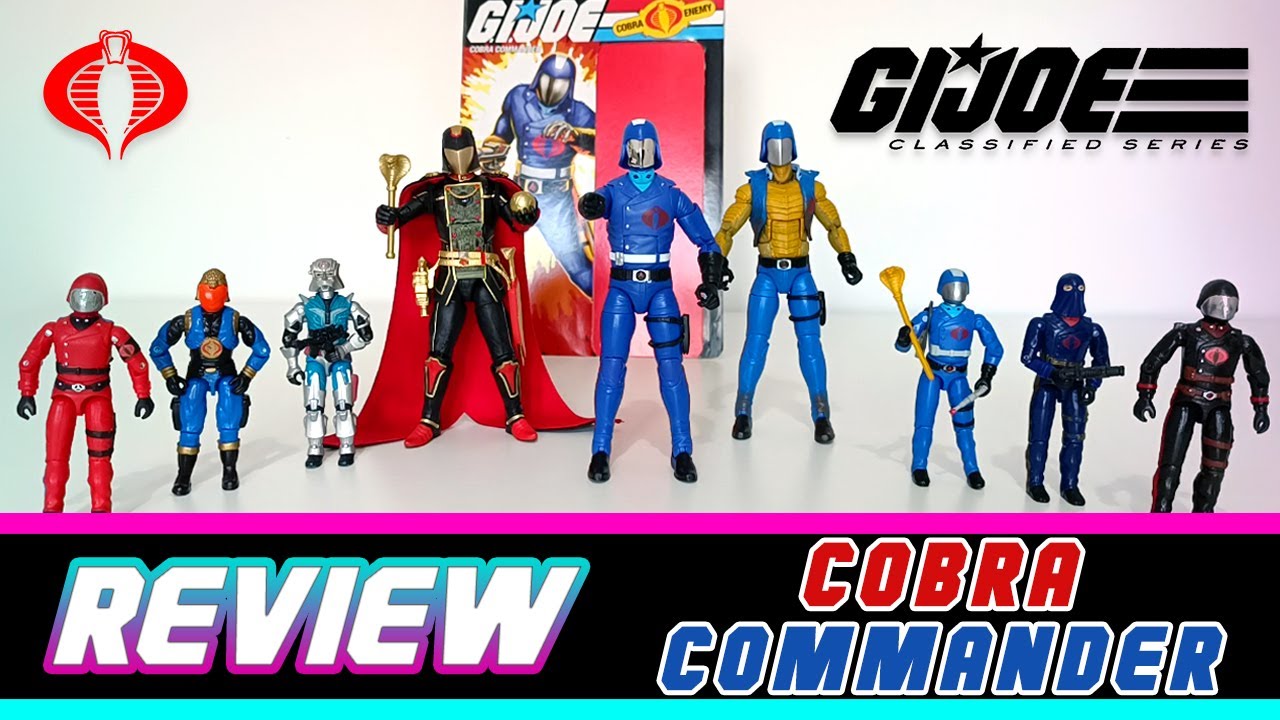 Cobra Commander Retro - Gi Joe Classified - YouTube