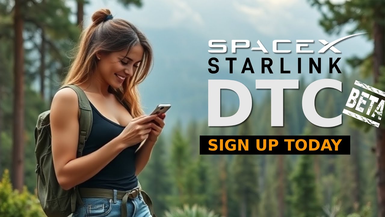Sign Up For SpaceX Starlink DTC Beta Service Today - YouTube