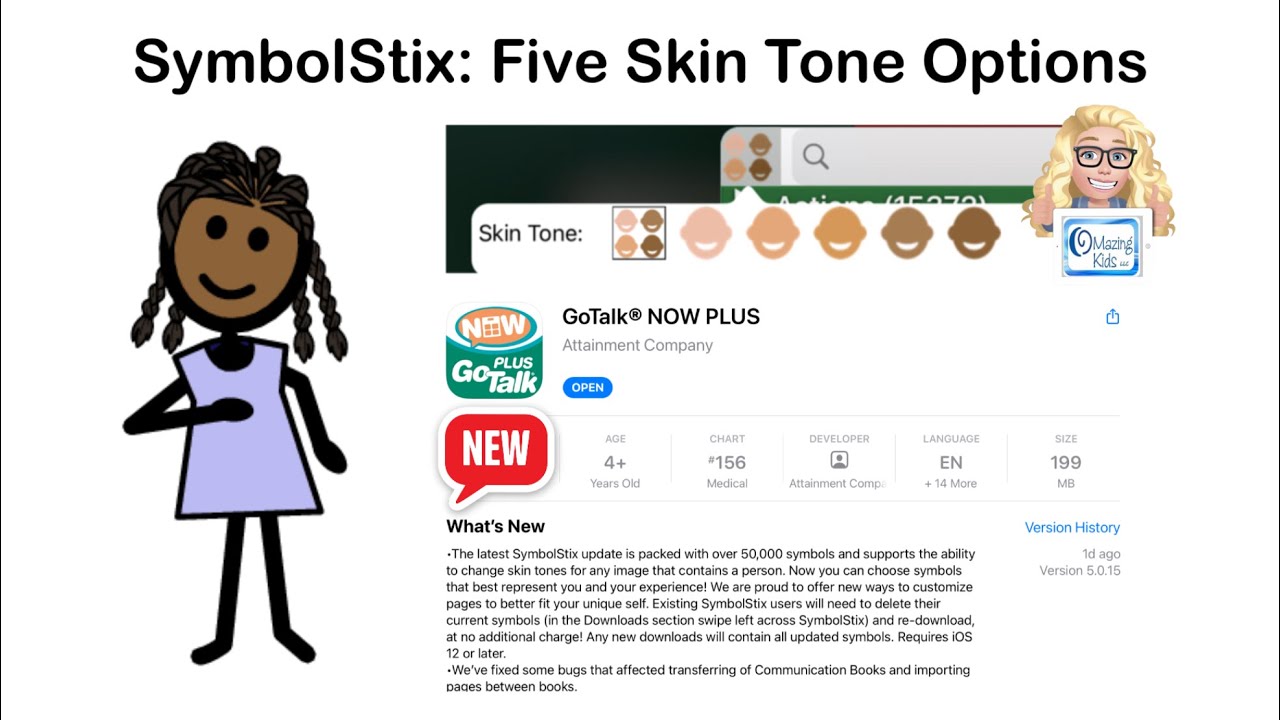 GoTalk Now Plus: Expanded SymbolStix Library and Skin Tone Options ...