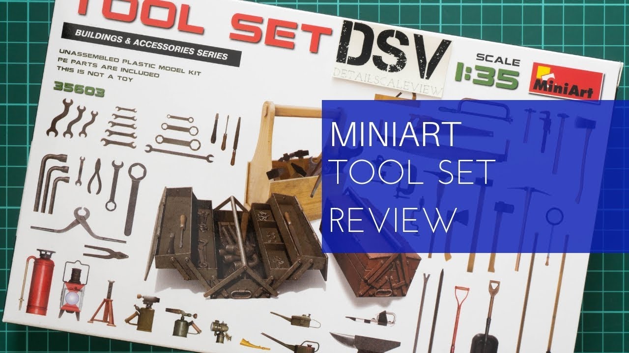 Miniart 1/35 Tool Set (35603) Review - YouTube