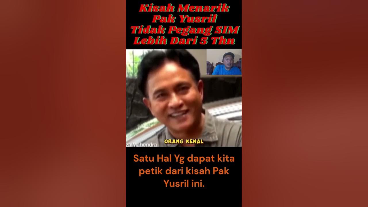Kisah menarik Pak Yusril - YouTube