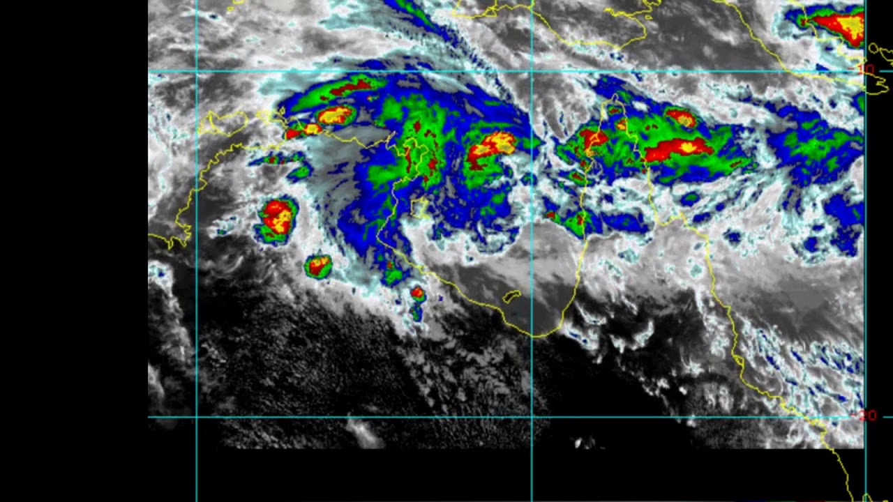 The latest on Tropical (Cat 1) Cyclone Penny 1st January 2019 - YouTube