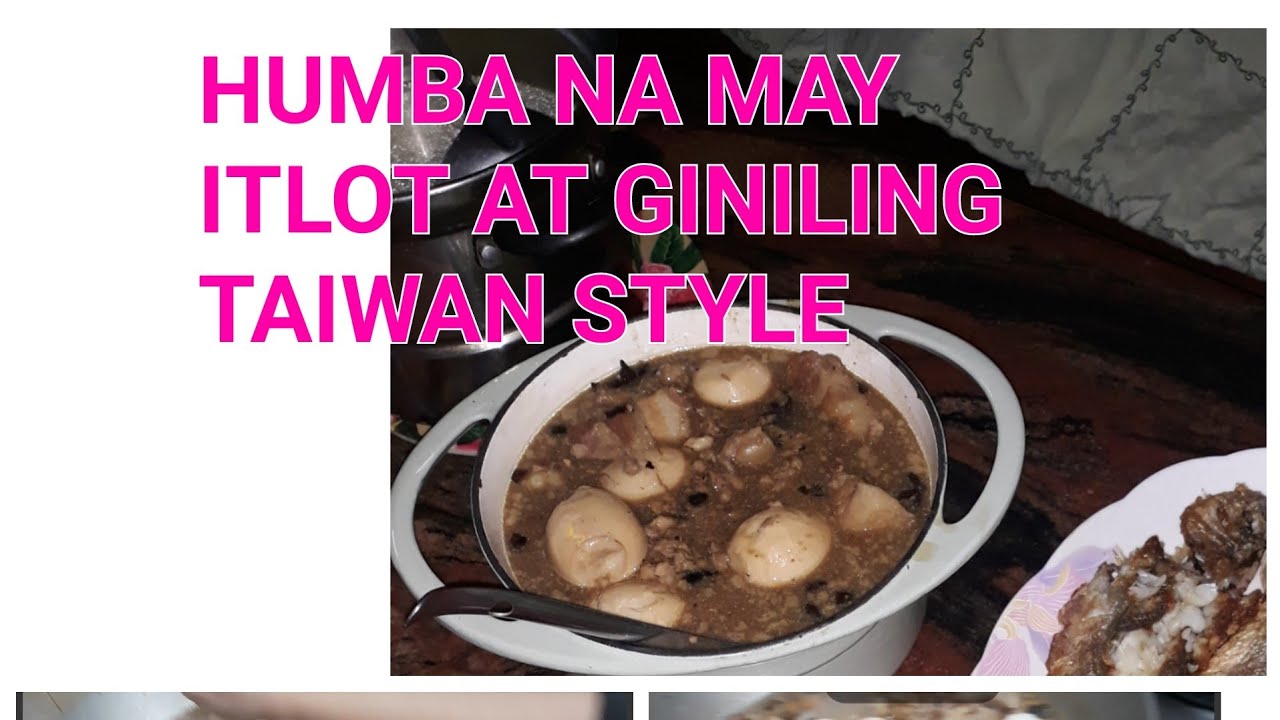 humba na may itlog at giniling na baboy taiwanese style - YouTube