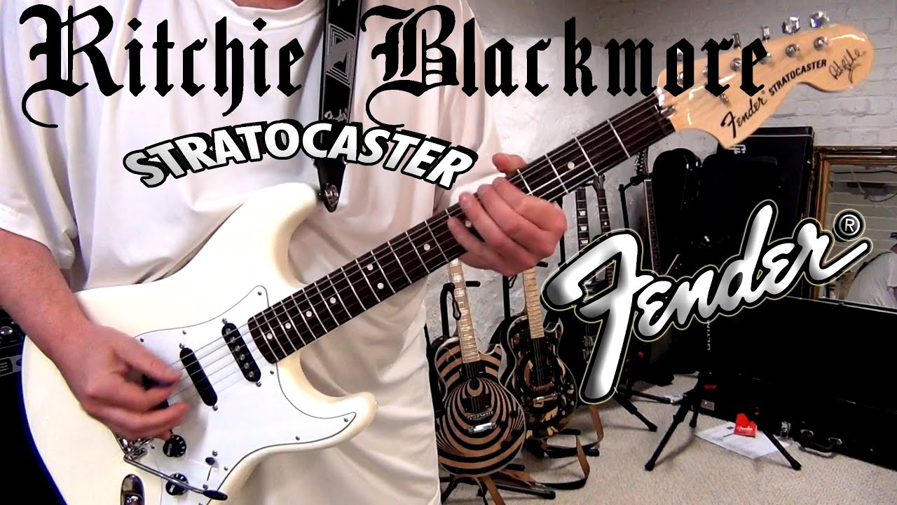 Fender Ritchie Blackmore Stratocaster // May 19, 2013 - YouTube