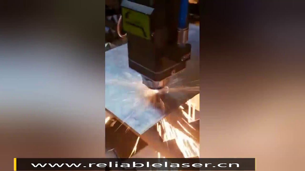 diy fiber laser cutting machine made by brazil customer - YouTube