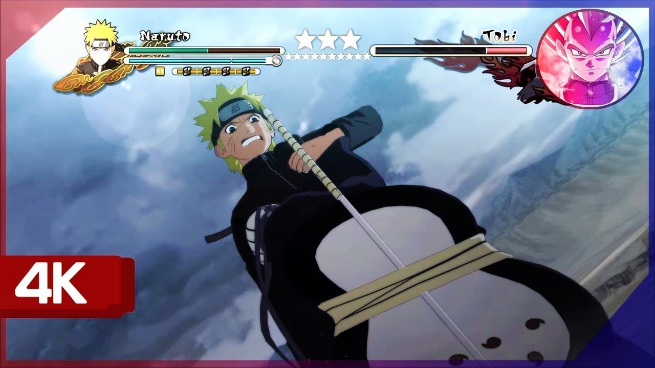 Naruto Shippuden Ultimate Ninja Storm 3 Naruto VS Tobi 4K 60FPS ! - YouTube