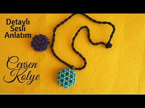 Cevşen Kolye Ucu Yapımı| Mandala Pendant Necklace