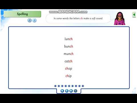 Unit 2. Spelling: words with soft ch and hard ch - YouTube